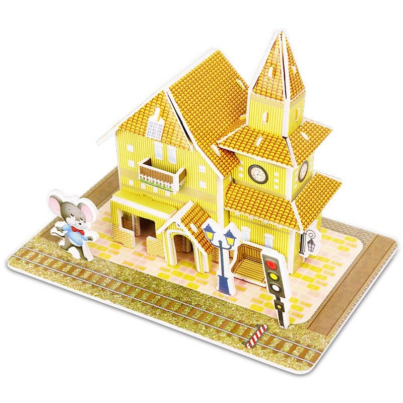 DIY 3D Puzzle Cartoon House Building Model Toys - GYOBY® TOYS
