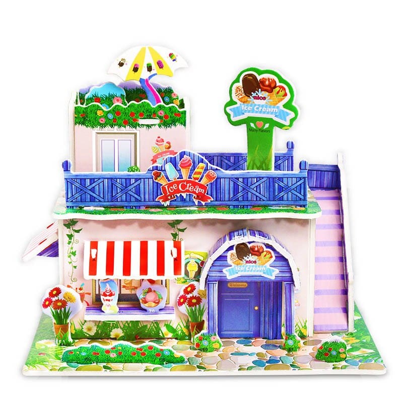 DIY 3D Puzzle Cartoon House Building Model Toys - GYOBY® TOYS