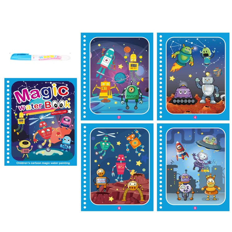 Montessori Toys Reusable Coloring Book Magic for Kids - GYOBY® TOYS