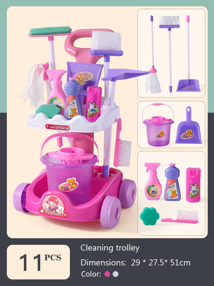 Cleaning Toy Set Pretend Play housekeeping Toy for Kids - GYOBY® TOYS